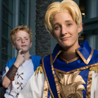BlizzCon 2013 Child and Teenage Anduin Wrynn cosplay photo