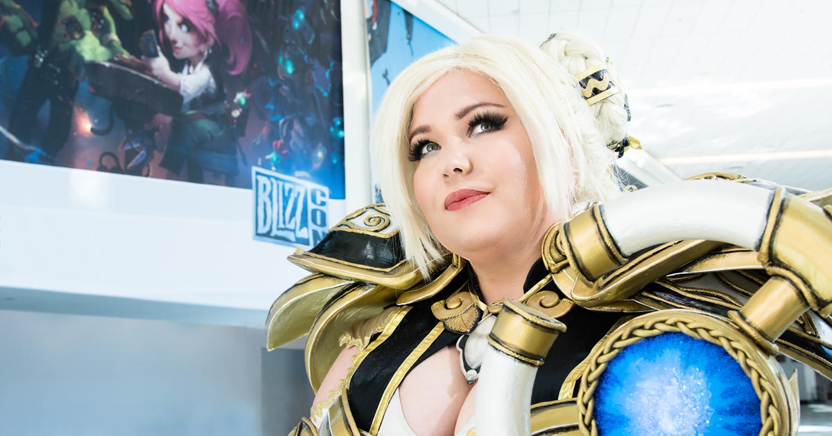 Chromie cosplay at BlizzCon 2015!
