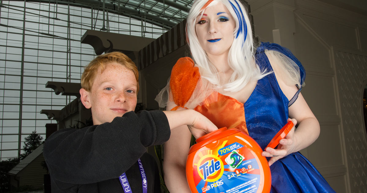 Katsucon 2018 Tide Pod Lady cosplay!